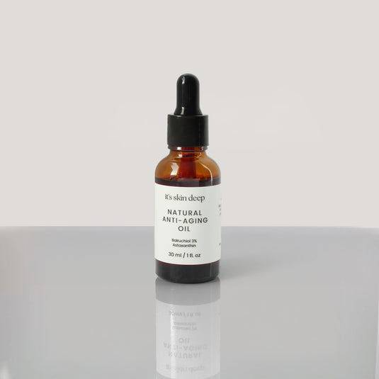 Anti-Aging Oil 3% Bakuchiol-Squalane + Astaxanthin – It's Skin Deep